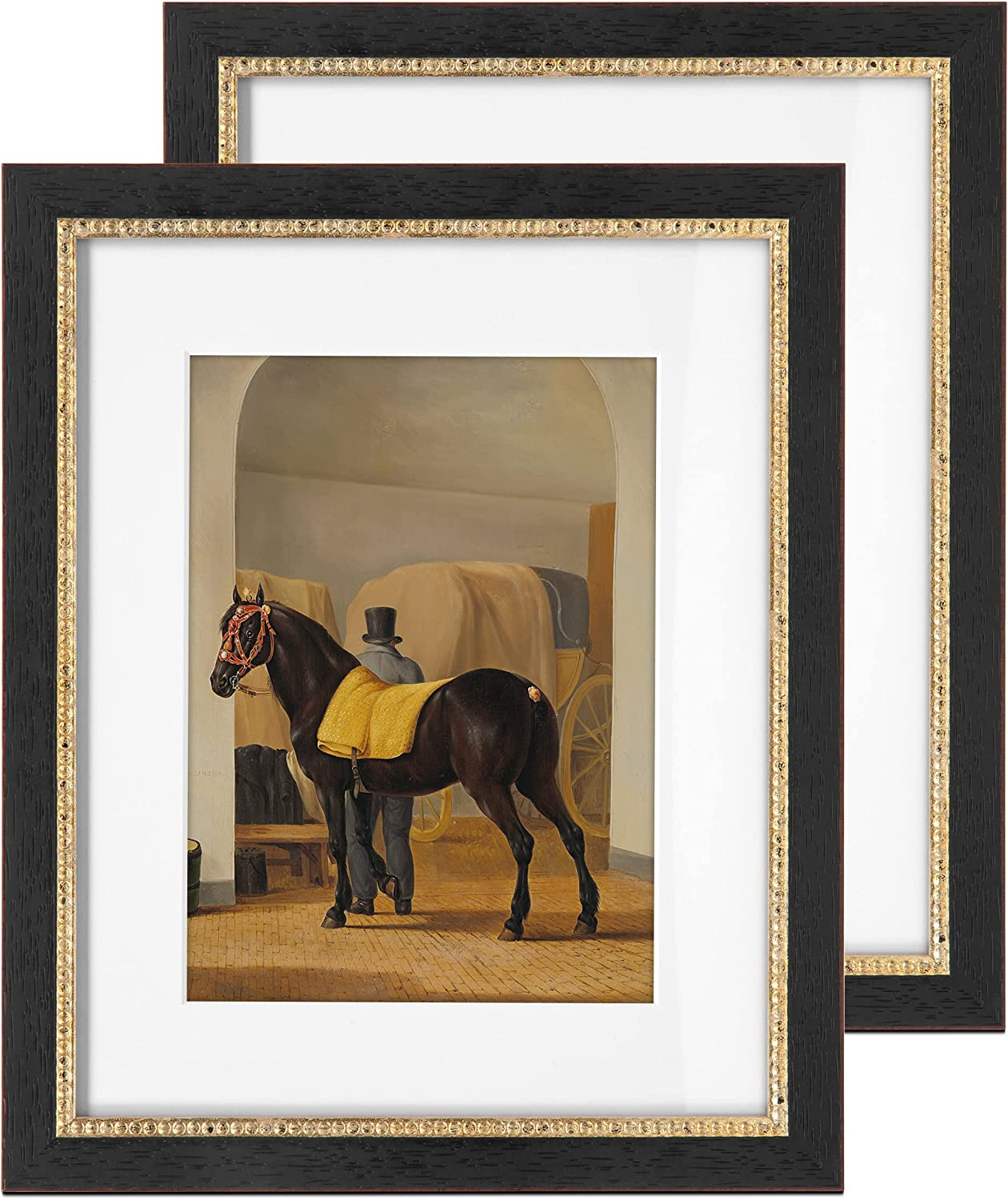 Collage Picture Frames Set of 7 in 3 Different Sizes, Wall Mount and ...