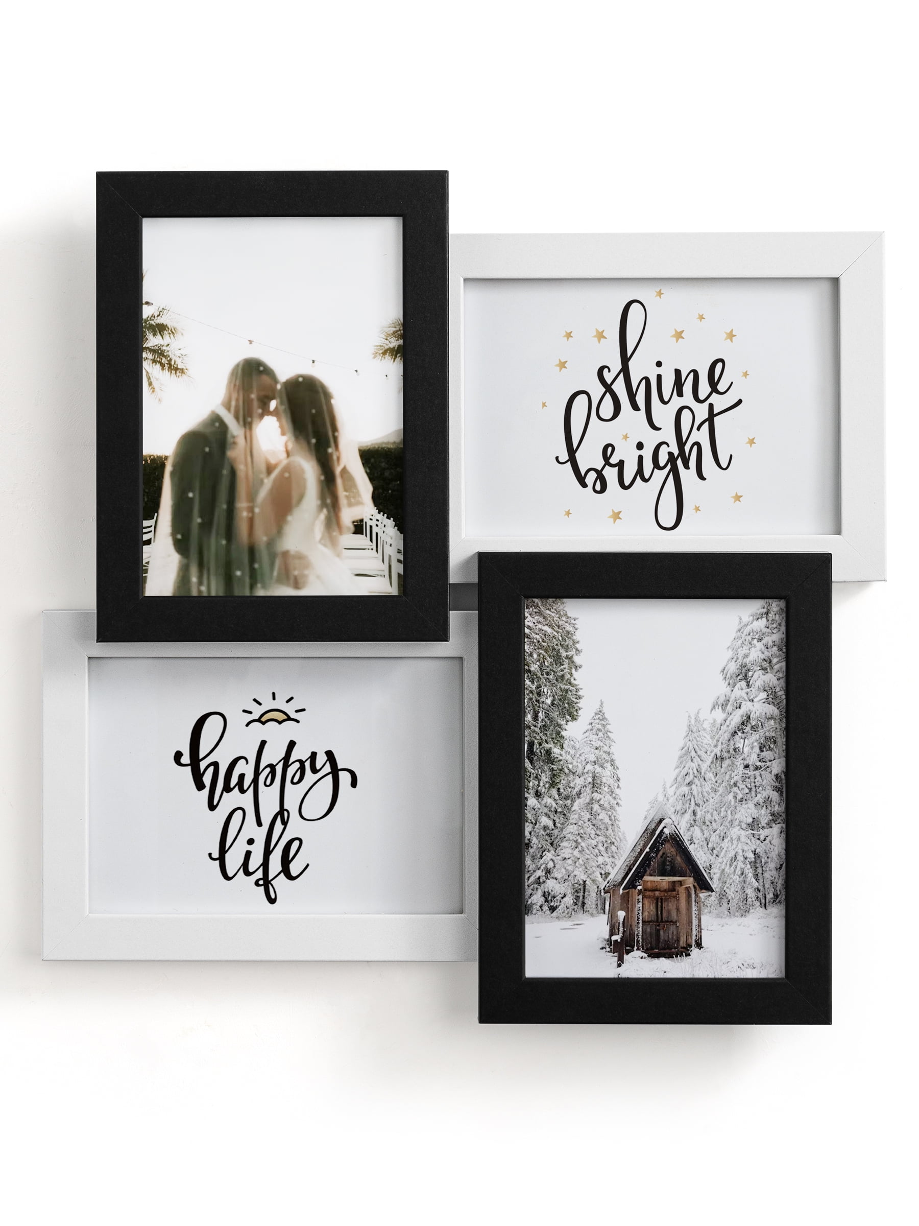 SUMGAR Collage Picture Frames, 4x6 Picture Frames Collage for Wall ...