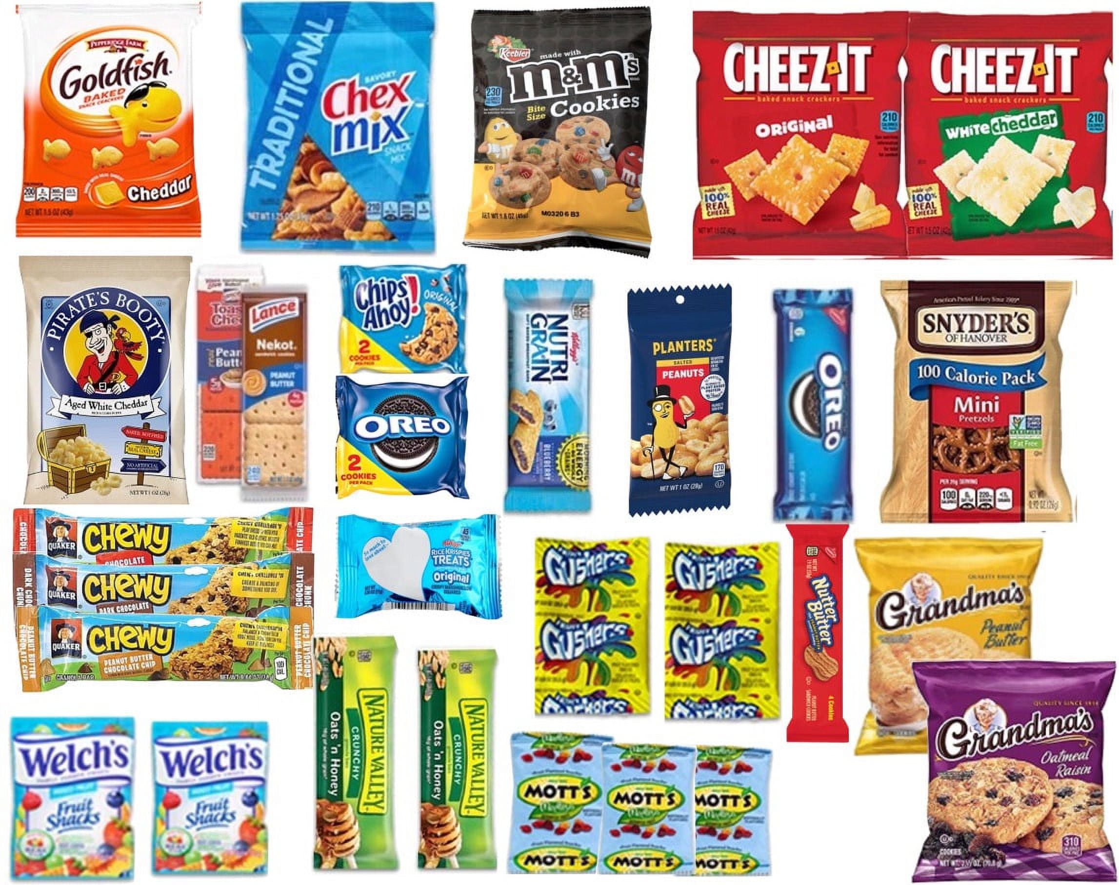 SUMMER MADNESS Grab & Go Snack Box Care Package (30 Packs) Variety ...