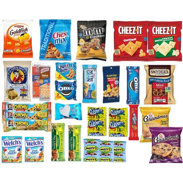 SUMMER MADNESS Snack Box Care Package (30 Count) Variety Snacks Gift ...