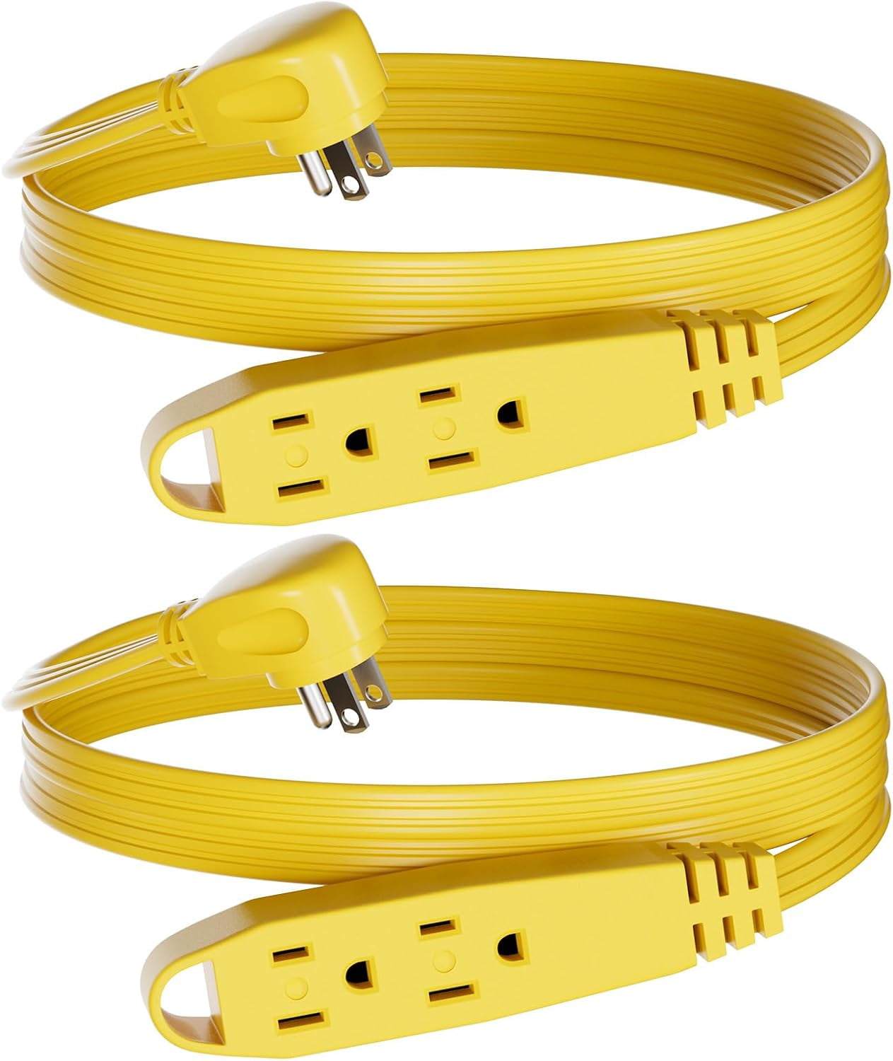 SUMMIT - 3 Feet 3 Outlet Extension Cord with Flat Plug - Triple ...