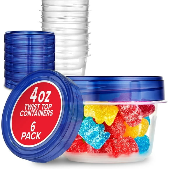 4 Oz Plastic Containers Lids