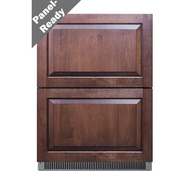 24 in. Freestanding or Built in Upright Counter Depth Freezer, Black ...