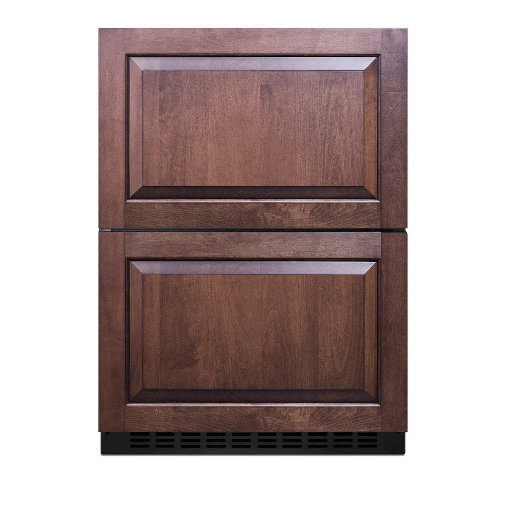 Summit Outdoor 2-Drawer Refrigerator-Freezer, 24 in. Wide, ADA ...