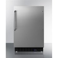 24" Wide Outdoor All-Freezer With Icemaker, Stainless Steel Cabinet ...