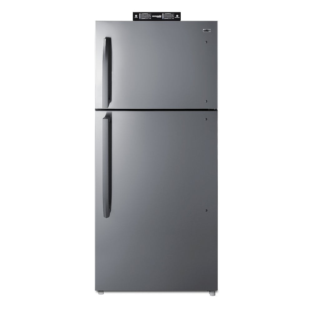 21 cu.ft. break room refrigerator-freezer with stainless steel doors ...
