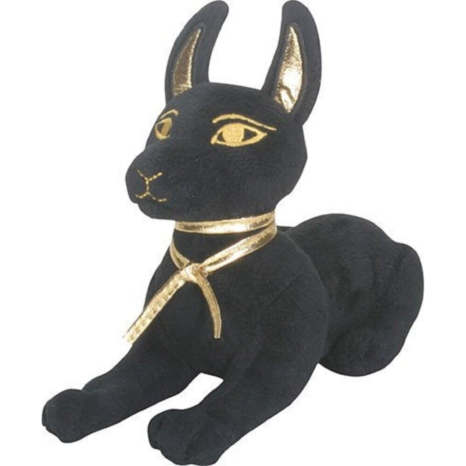 SUMMIT COLLECTION Black and Gold Ancient Egyptian Laying Anubis Dog ...