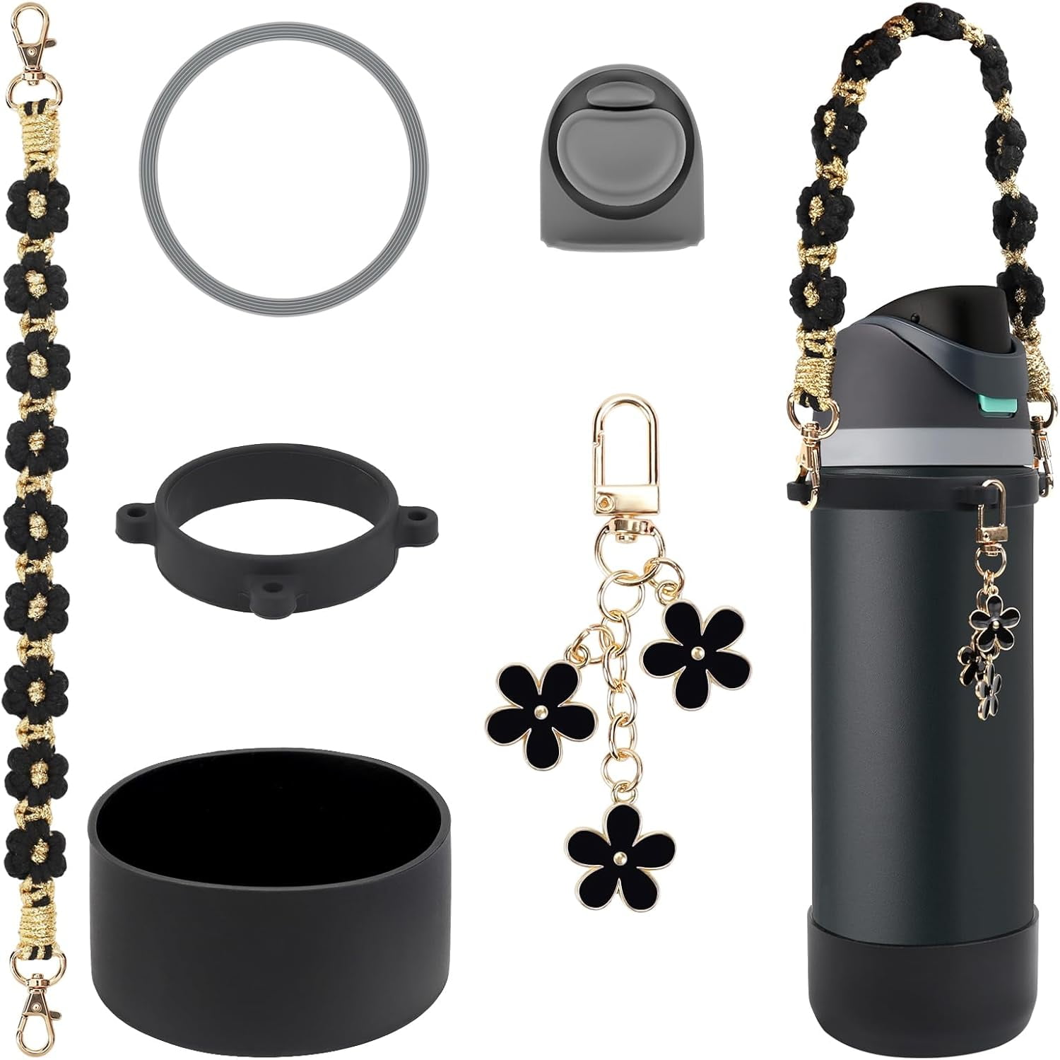 SUMMIT - Comprehensive Compatible Owala Accessories Set: Silicone Boot ...