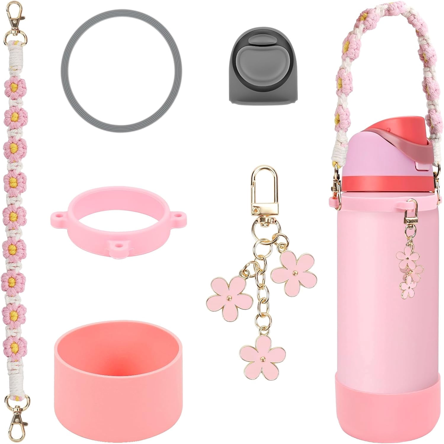 SUMMIT - Comprehensive Compatible Owala Accessories Set: Silicone Boot ...