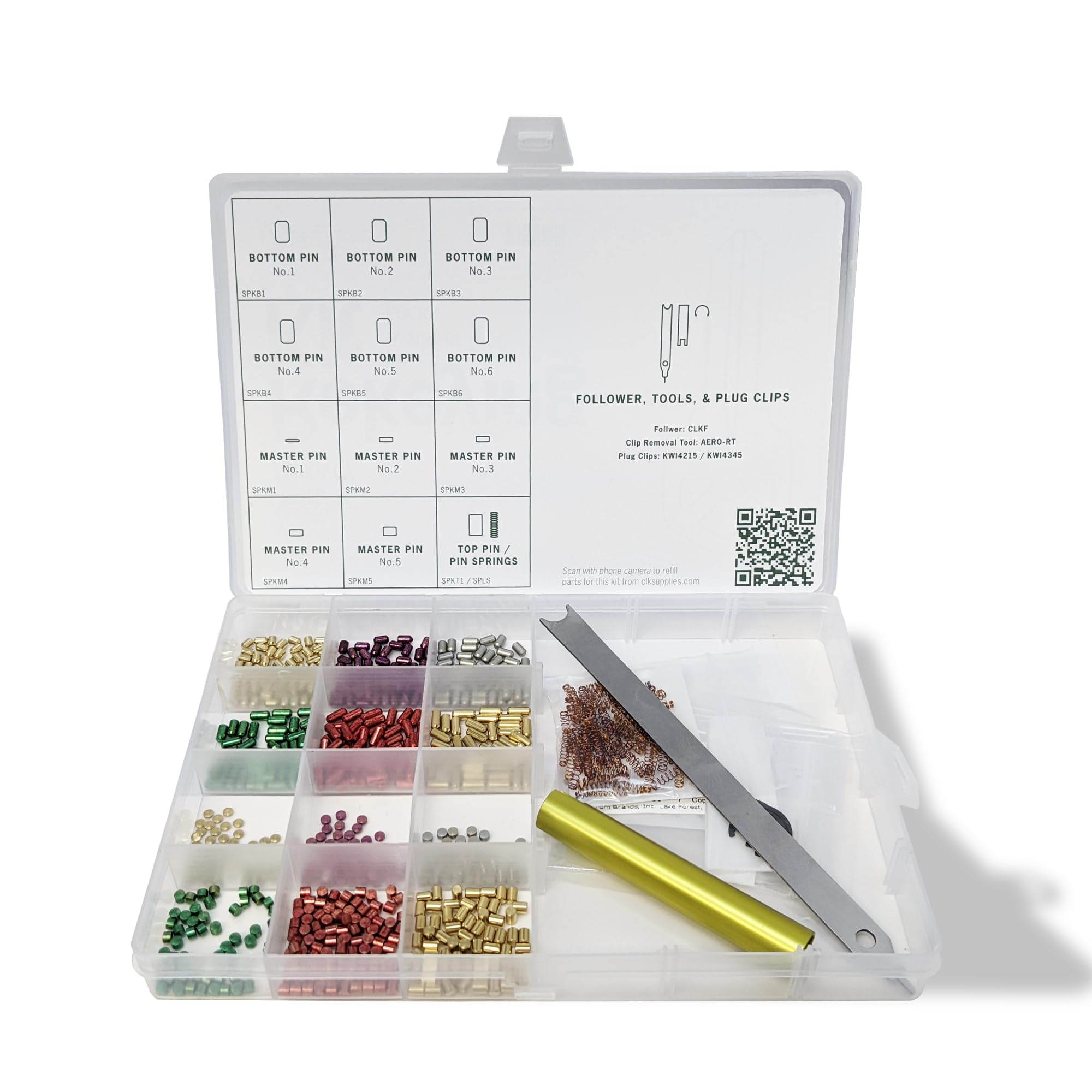 SUMMIT DOORWARE Premium Kwikset Rekey Kit Compatible with 50 Master ...