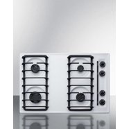 2-burner gas cooktop made in Italy w/15" wide trim kit in stainless ...