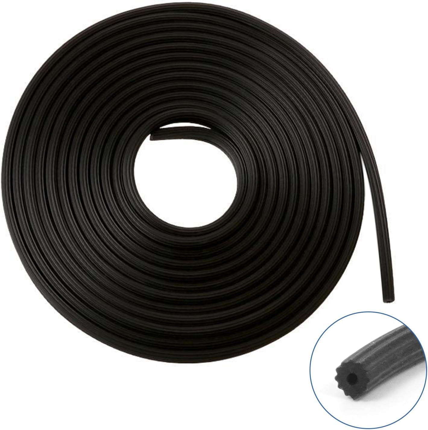 SUMMIT Window Screen Spline, 0.175" x 100' Replacement Round Black ...