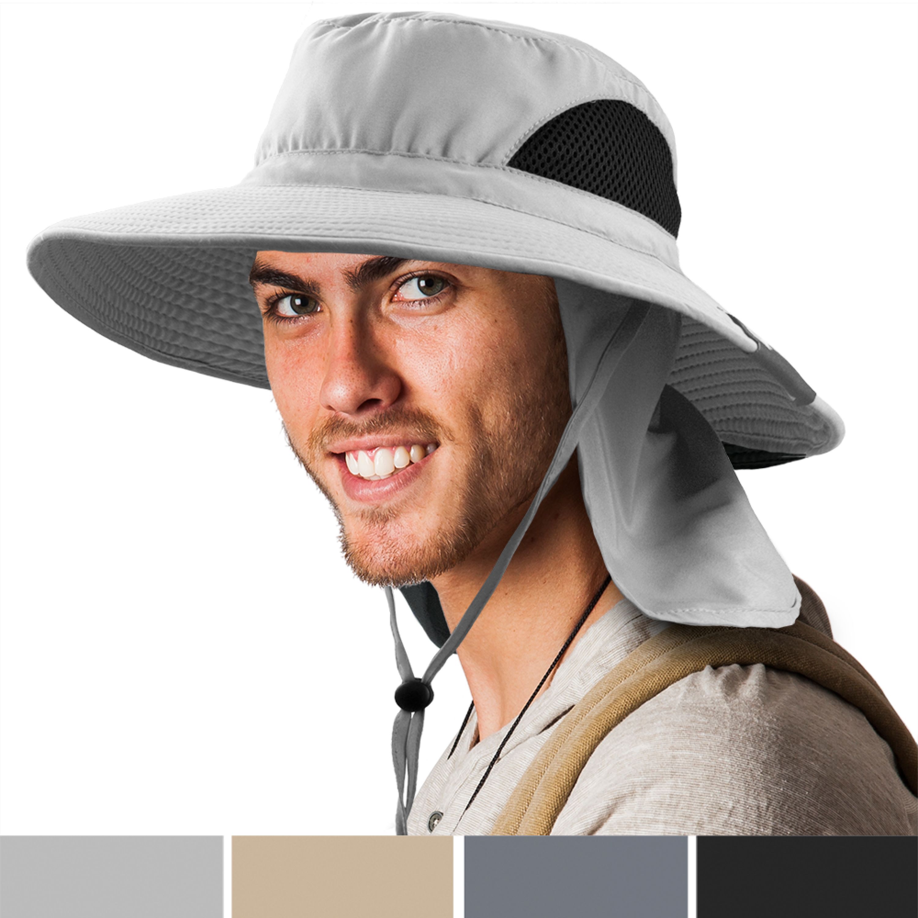 Henschel Polycotton Packable Mesh Breezer Safari Hat (Men) - Walmart.com