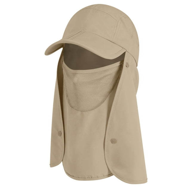 SUN CUBE UPF 50+ UV Protection Wide Brim Sunblock Head Cover, Men ...