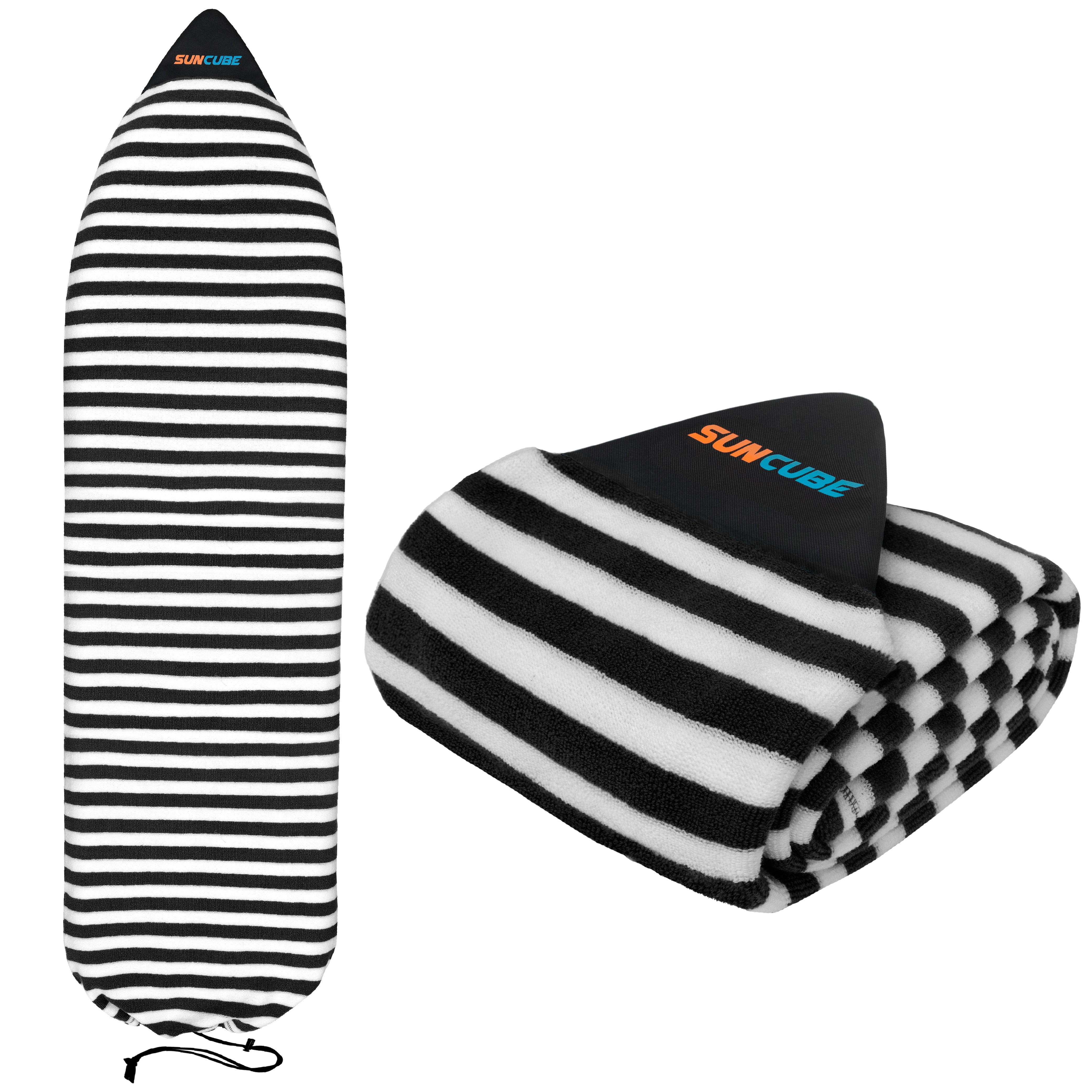 SUN CUBE Surfboard Sock Cover, Protective Surf Bag for Surfing Board ...