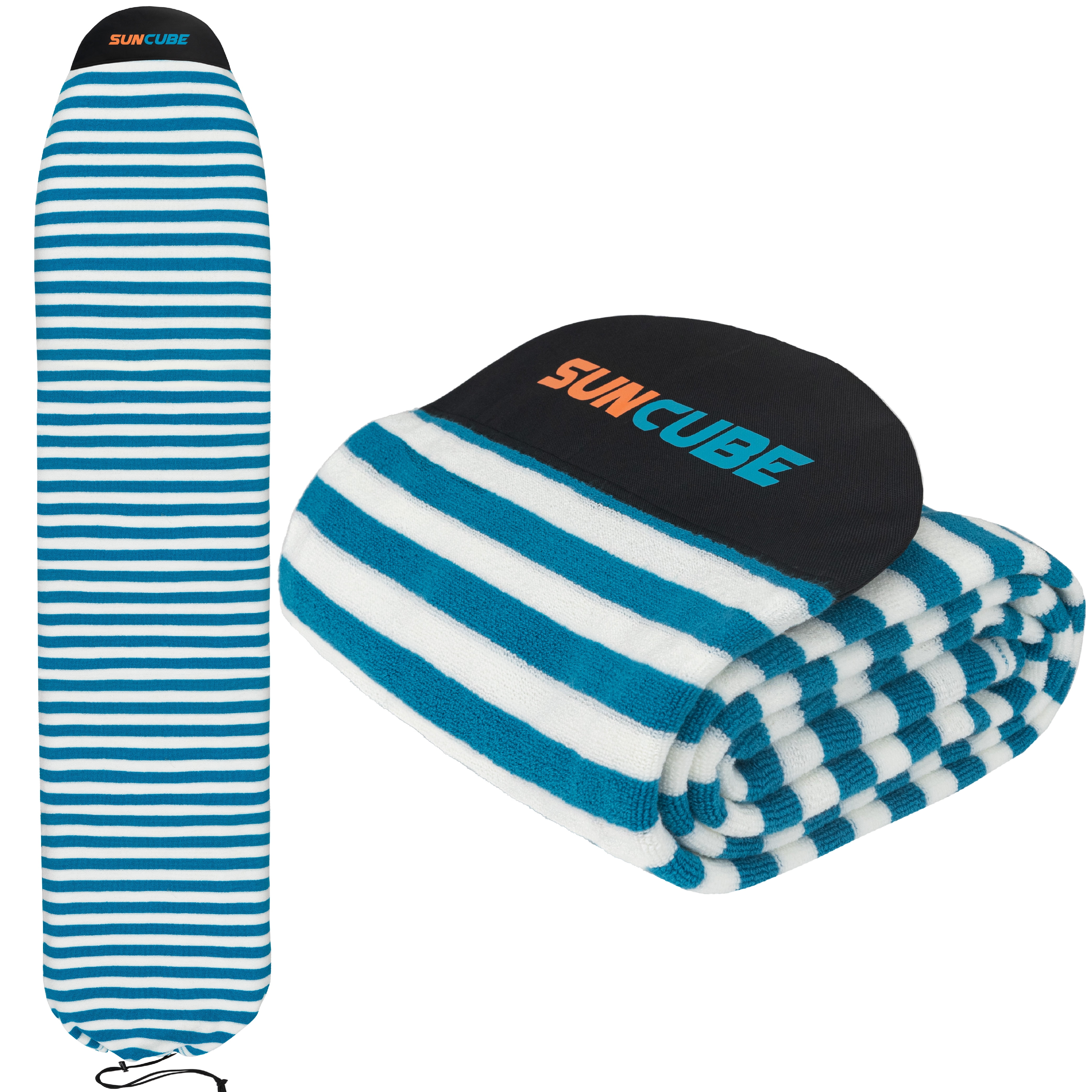 SUN CUBE Surfboard Sock Cover, Protective Surf Bag for Surfing Board ...