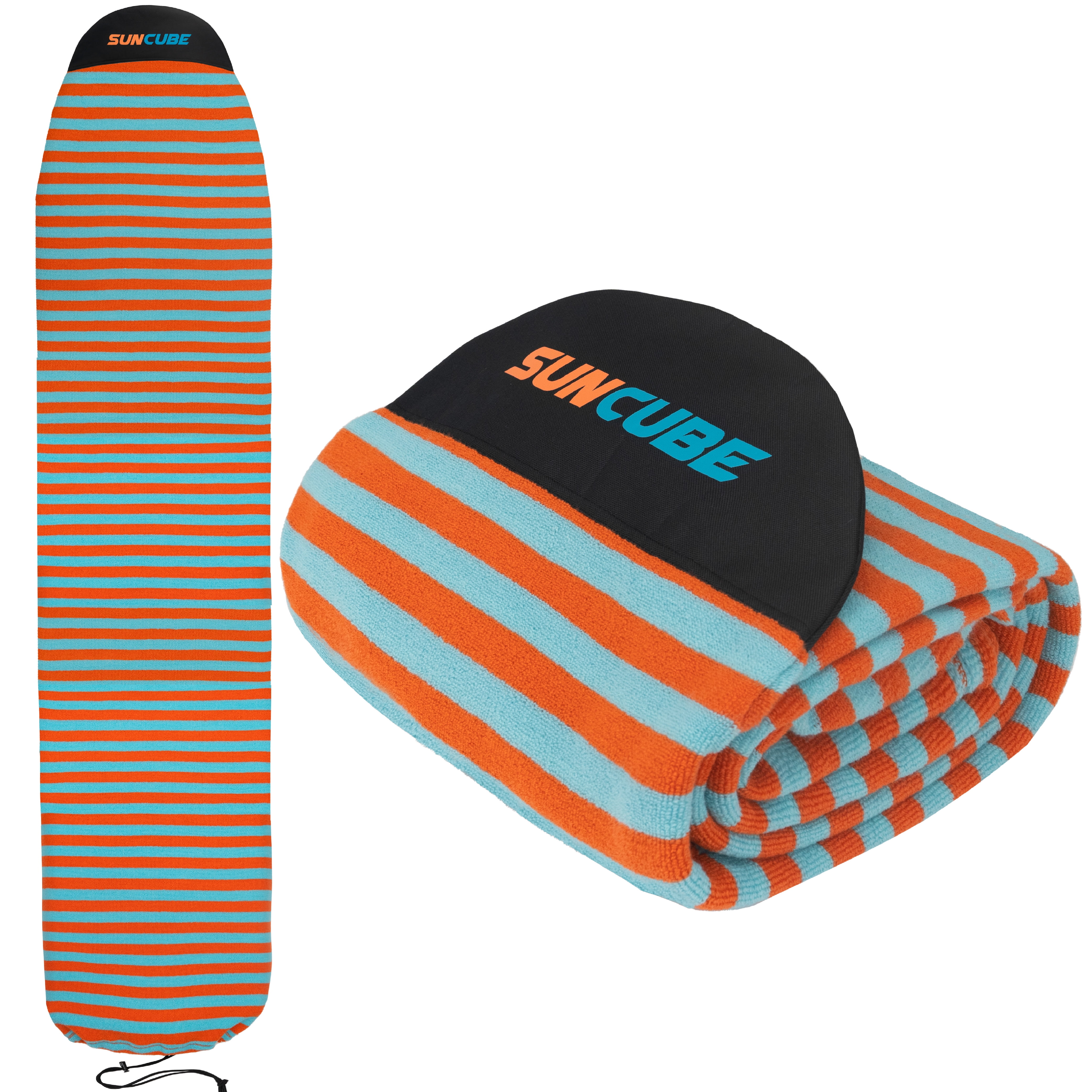 SUN CUBE Surfboard Sock Cover, Protective Surf Bag for Surfing Board ...