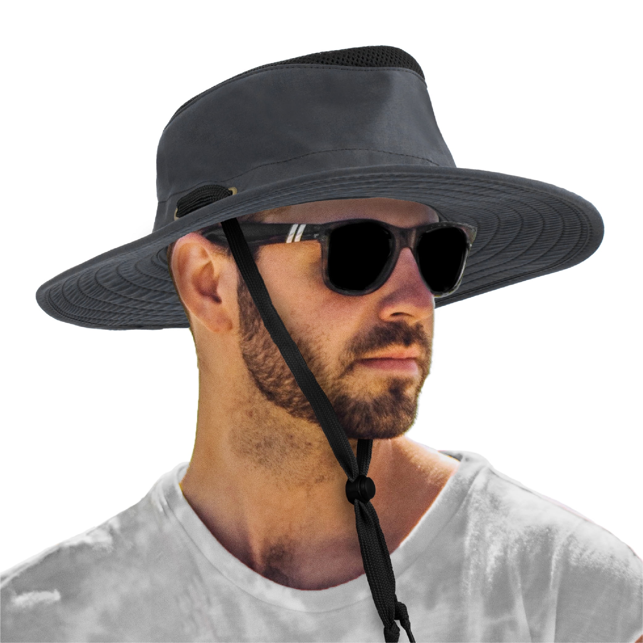 Sun Cube Wide Brim Sun Hat for Men Women UPF 50+ UV Protection ...
