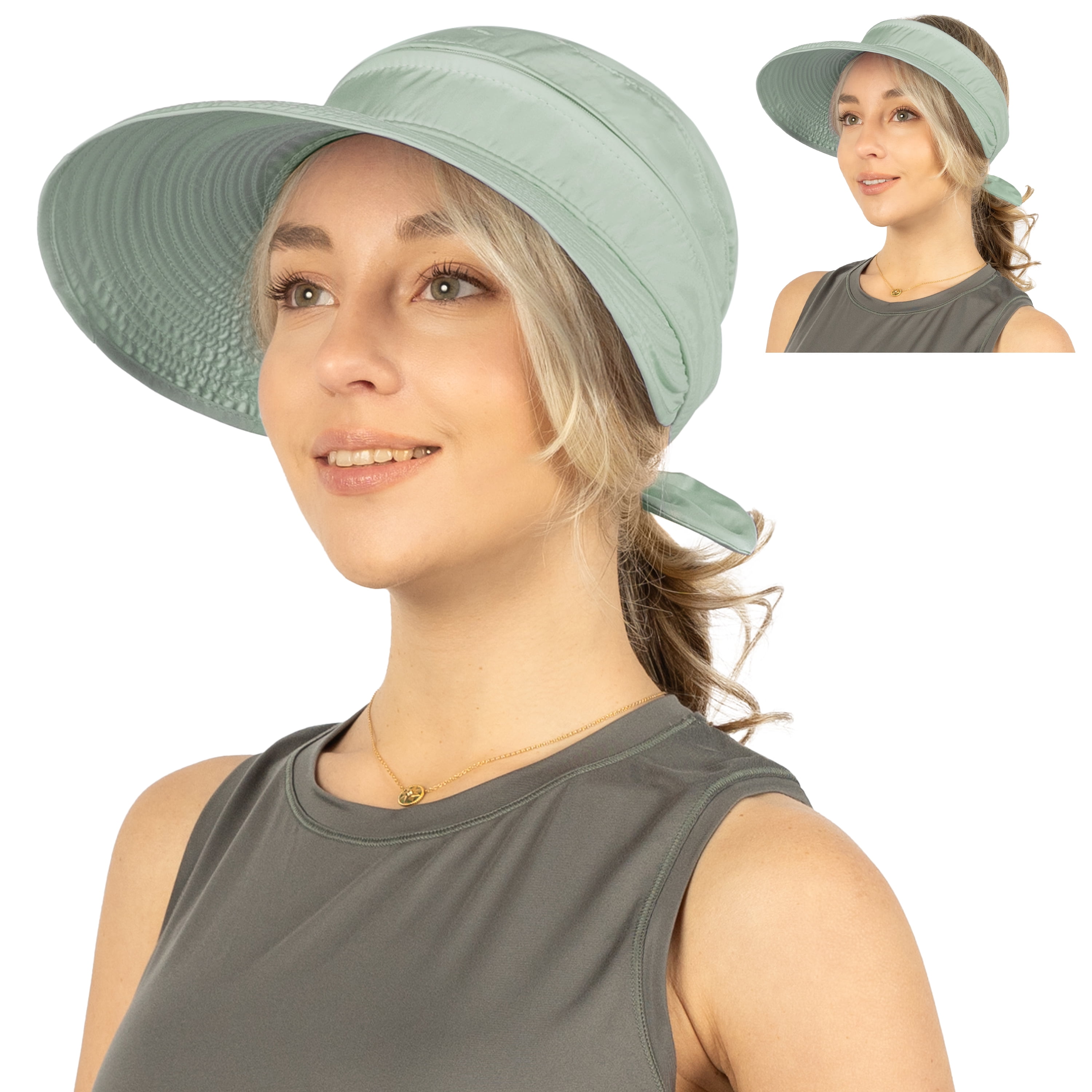 SUN CUBE Women Sun Hat for Outdoor UV Protection, Wide Brim Sun Hat ...