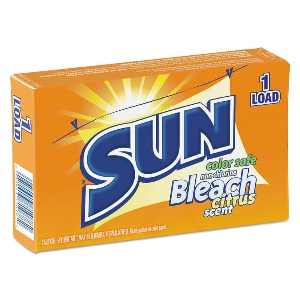 SUN Color Safe Powder Bleach, Vend Pack, 1 load Box, 100/Carton ...
