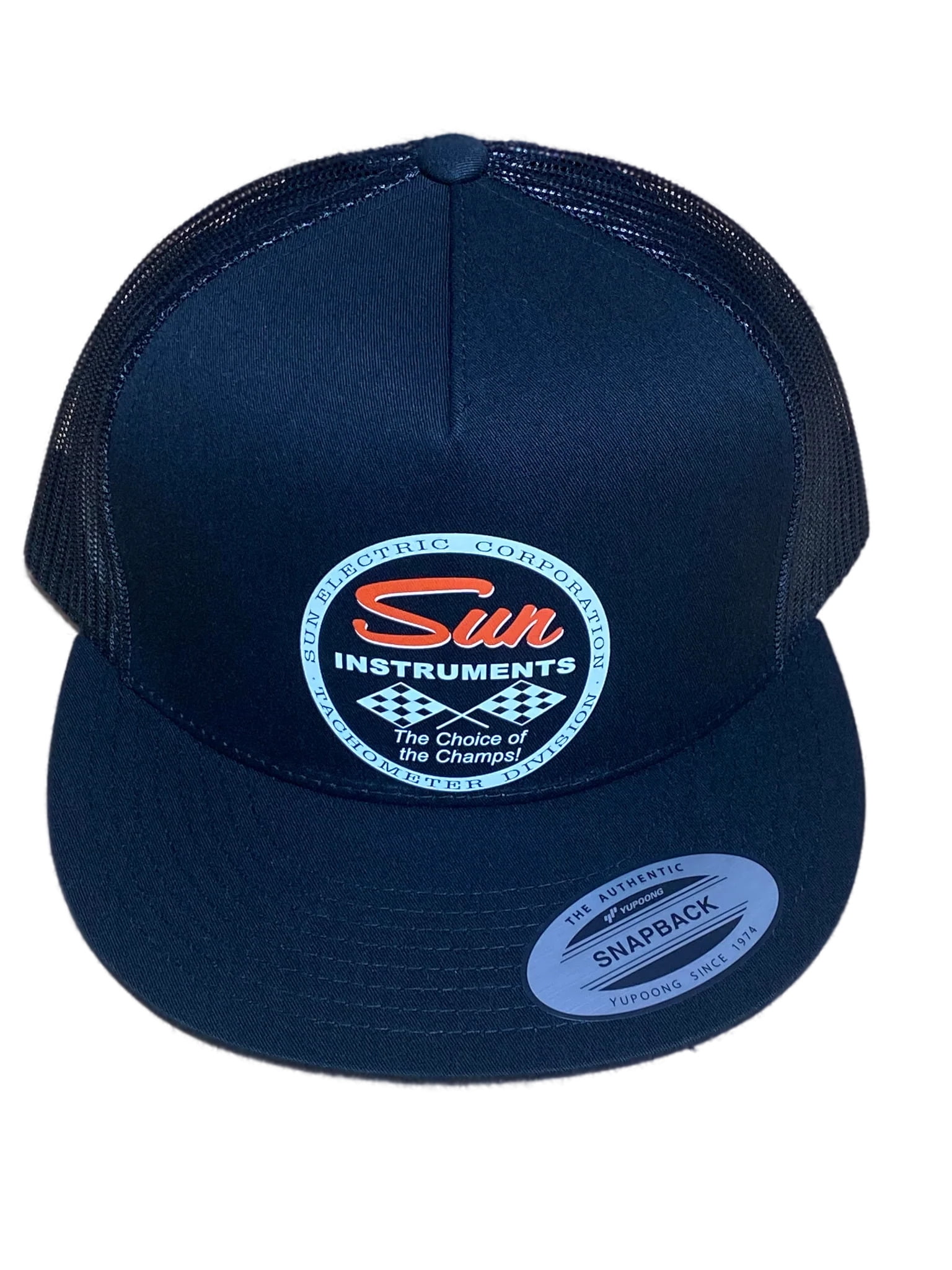 SUN INSTRUMENTS Tachometer Division Flat Bill Truckers Hat Hot Rods ...