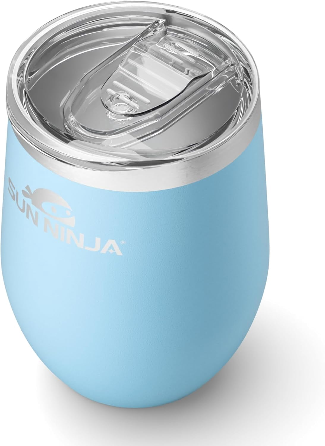 SUN NINJA - 12oz Wine Tumbler - Light Blue - Walmart.com