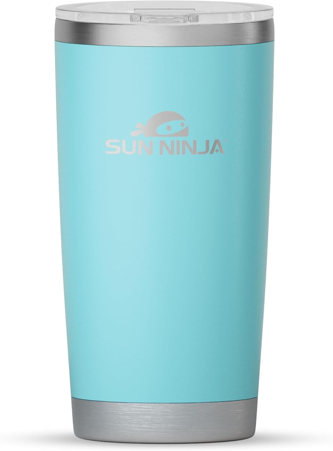 SUN NINJA 20oz Stainless Steel Tumbler - Double Wall Vacuum Insulated ...