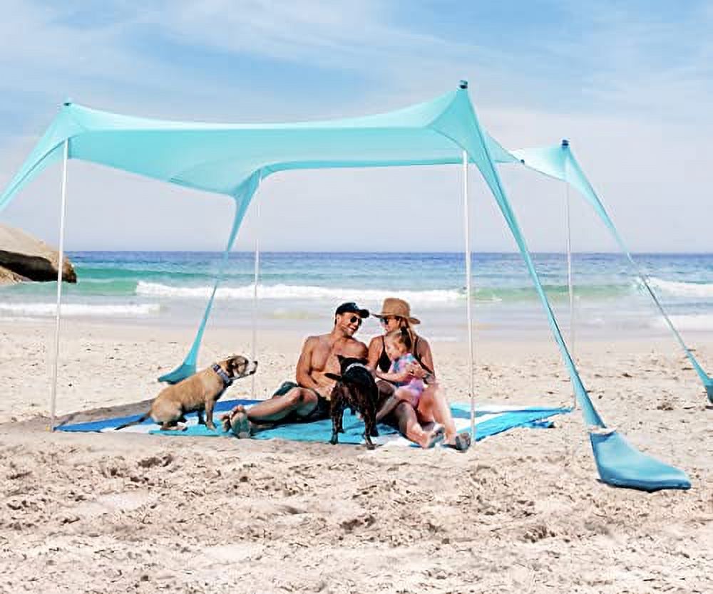 Ozark Trail Sun Shelter Beach Tent, 8' x 6' with UV Protectant Coating ...