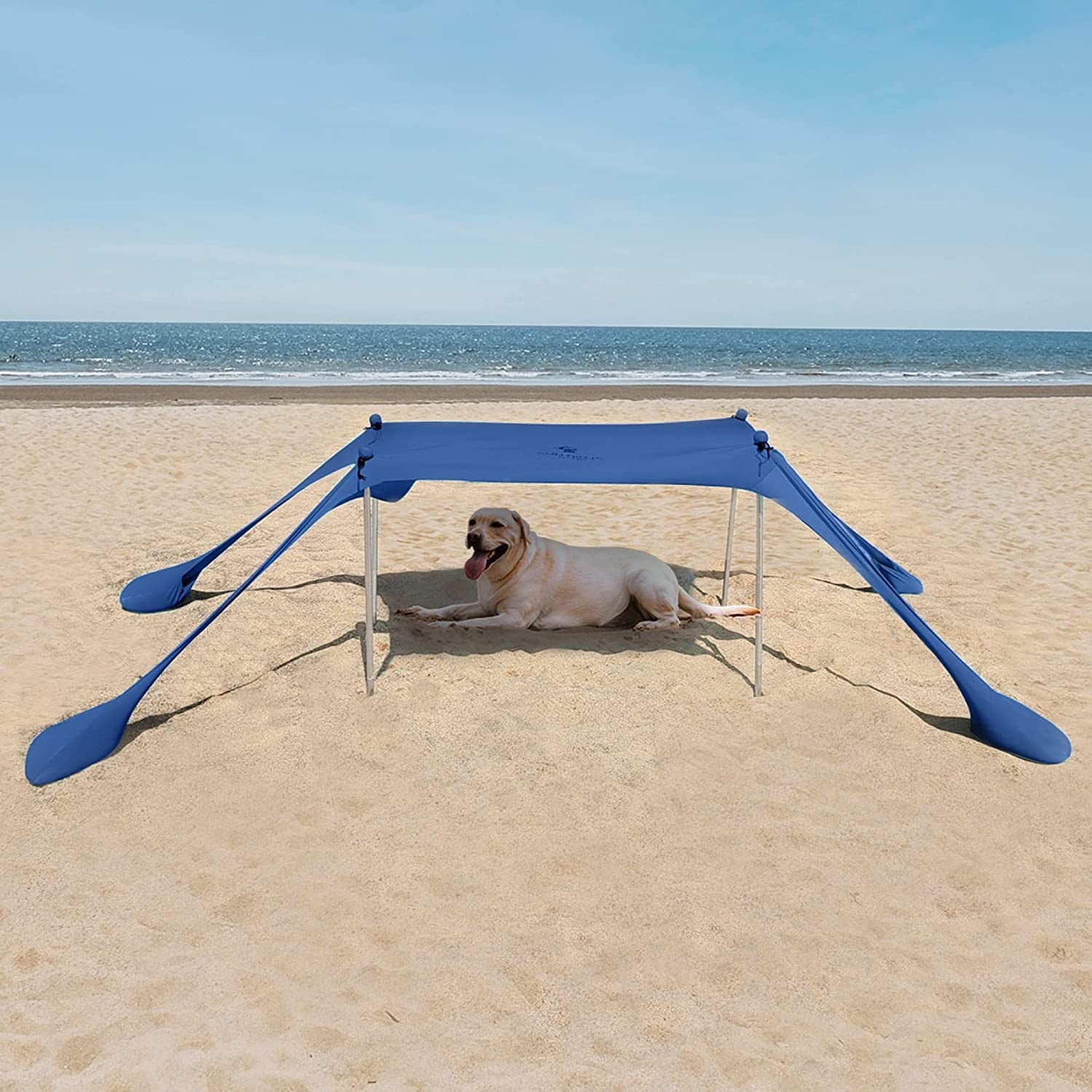 SUN NINJA Baby Pop-up Beach Tent, UPF50+ Beach Shade Canopy,Sun Shelter ...