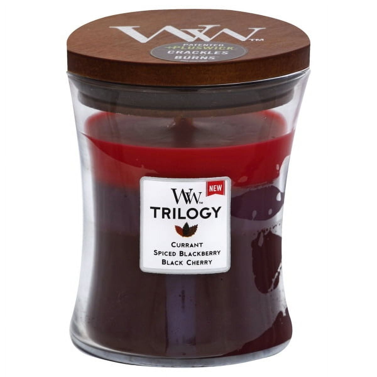 SUN-RIPENED BERRIES WoodWick Trilogy 10 oz Scented Jar Candles - 3 in ...