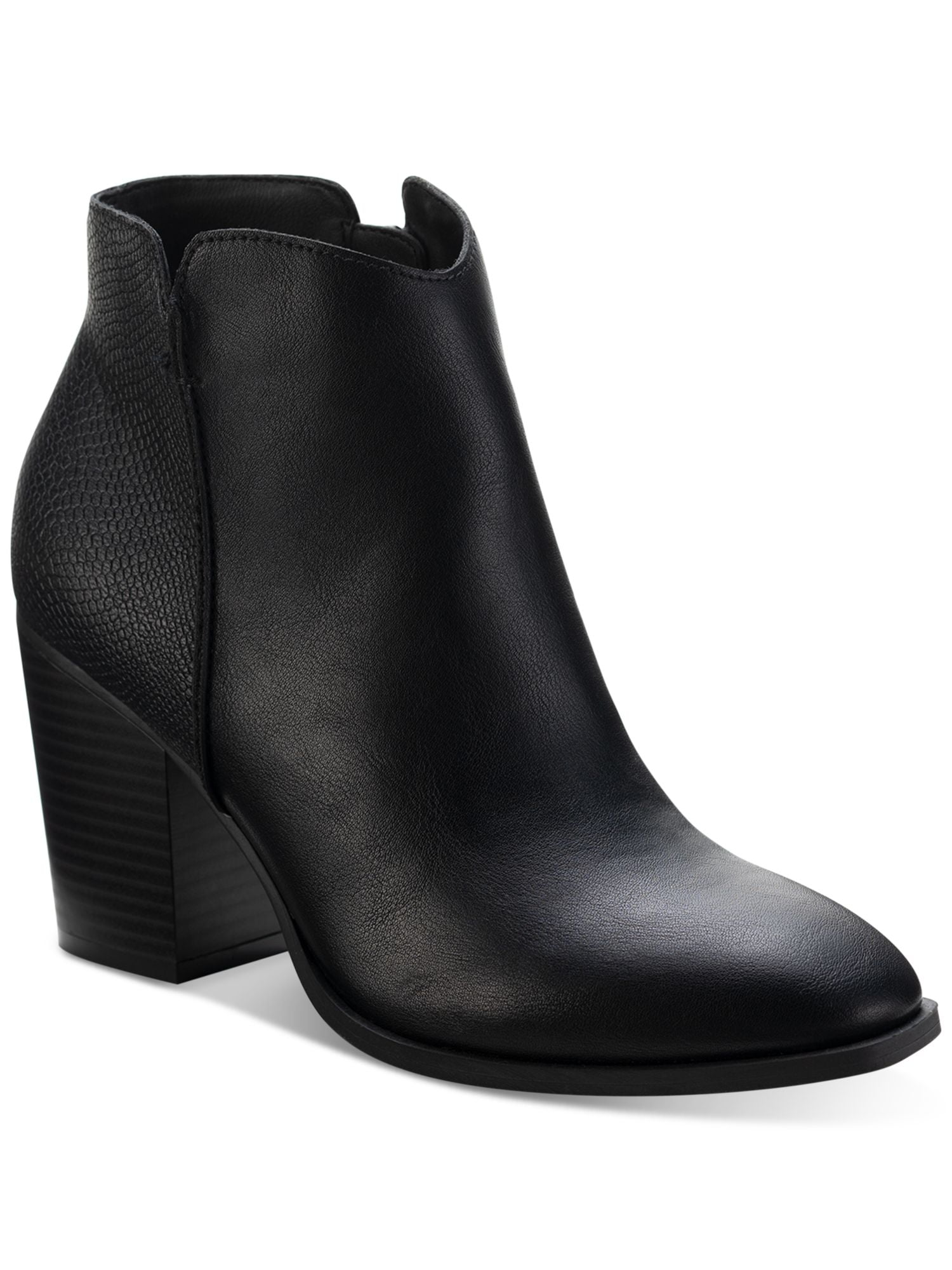 SUN STONE Womens Black V-Notch Cut Outs Topline Cushioned Slip ...
