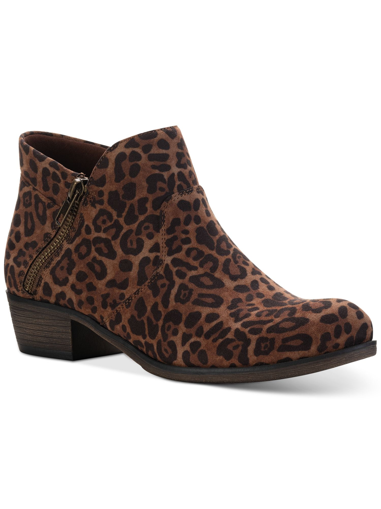 Sun + Stone Womens Abby Faux Suede Ankle Booties - Walmart.com