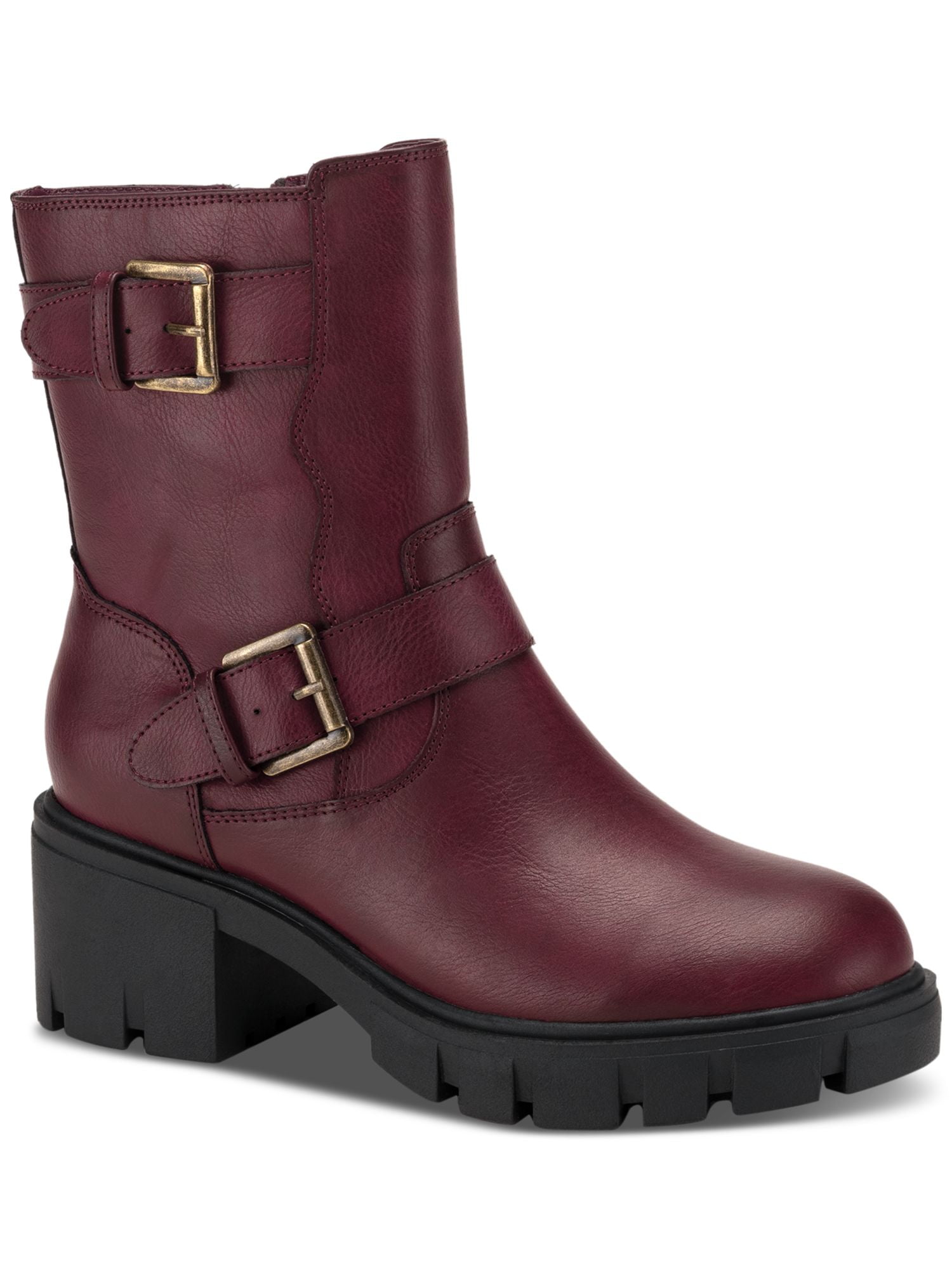 Maroon Boots Womens