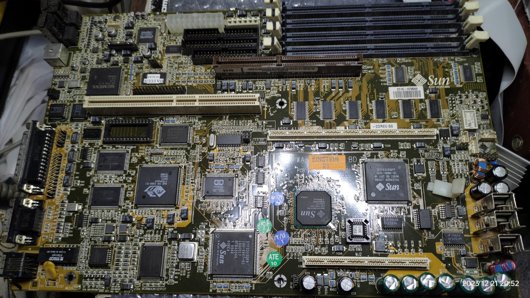 SUN ULTRA 10 MOTHERBOARD 375-0079, CPU ULTRA SPARC Iii 440Mhz - Walmart.com