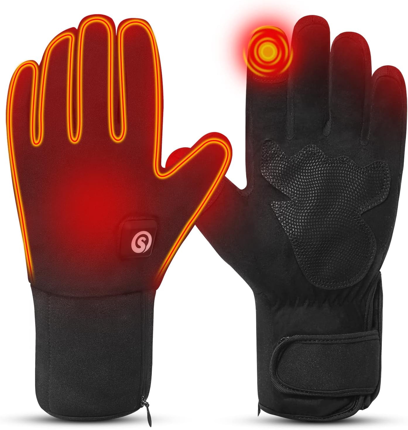 SUN WILL Heated Gloves,Men Women Rechargeable Electric Arthritis Hand ...
