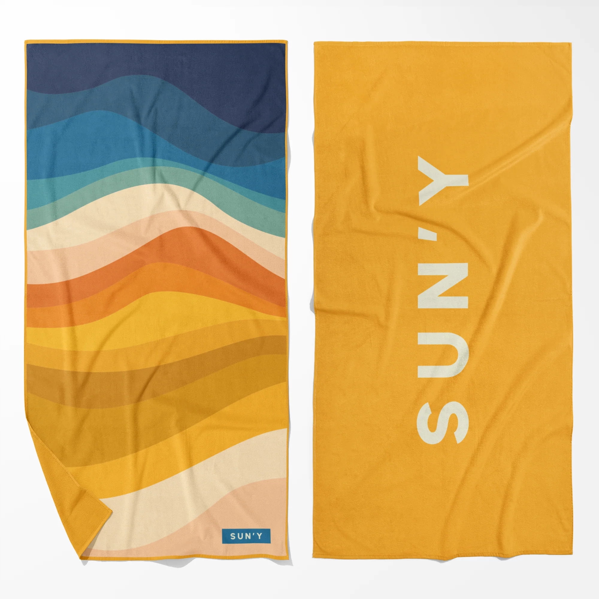 SUNY Microfiber Beach Towel, Quick Dry, Lightweight, Large, Absorbent ...