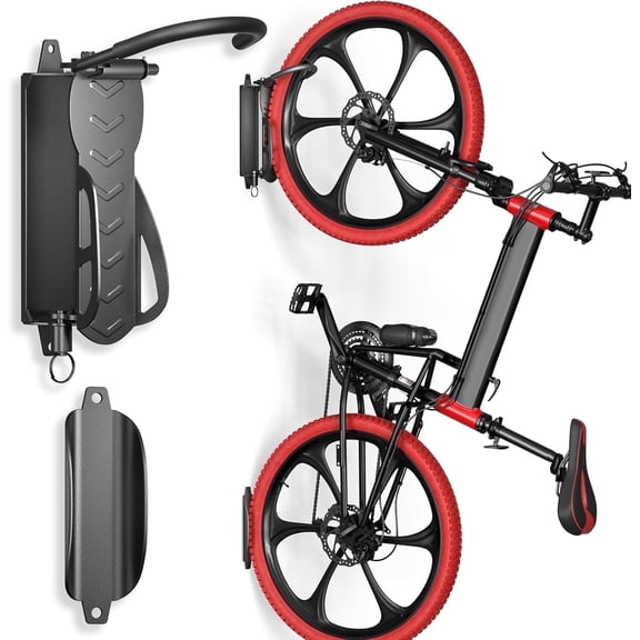 2-Pack Swivel Bike Rack Wall Mount, Bike Hangers for Garage, Space ...
