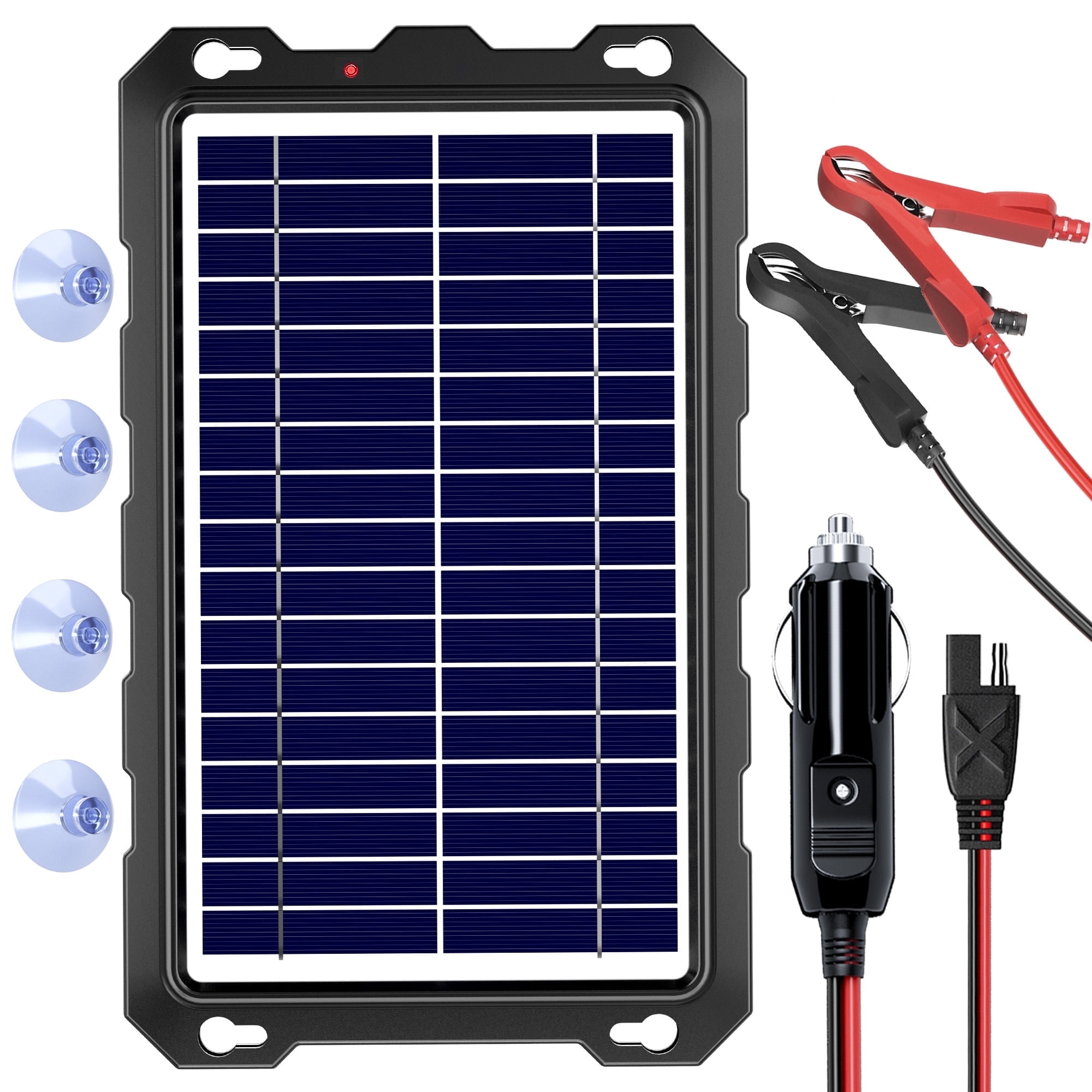 SUNAPEX 12V Solar Trickle Charger for Boat Battery Solar Battery ...