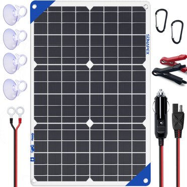 Ozark Trail 12-Volt Solar Battery Maintainer with Carrying Case ...