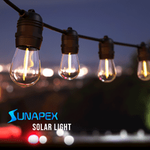 Mainstays 50-Count Solar Powered Outdoor LED Mini String Lights, with ...