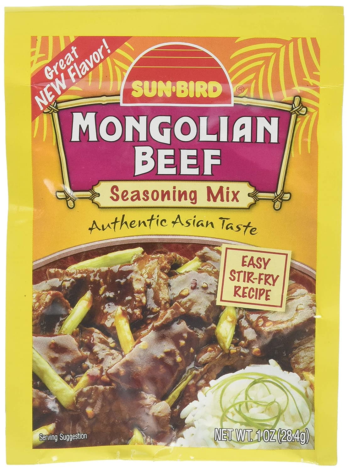 SUNBIRD MIX SSNNG BEEF MONGOLIAN, 1 OZ (pack of 10) - Walmart.com