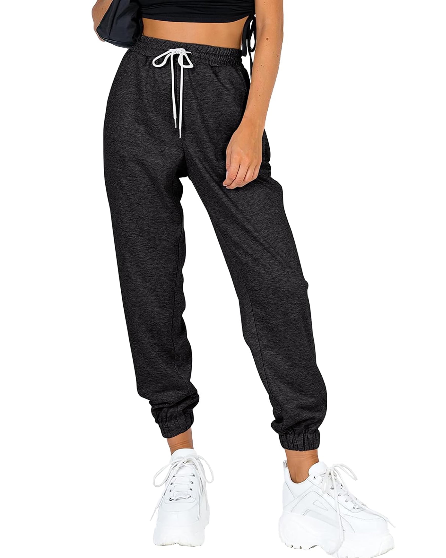 SUNBS Cargo Sweatpants Women Wide Leg Pants Sweat Pants Hiking Baggy ...