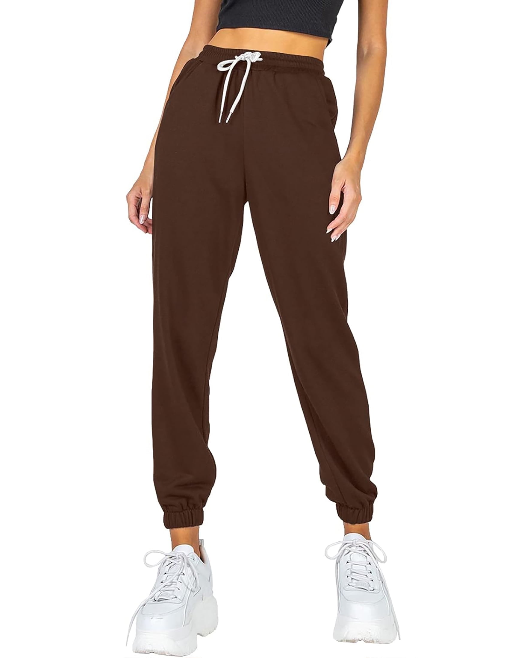 SUNBS Cargo Sweatpants Women Wide Leg Sweat Pants Hiking Baggy Athletic ...