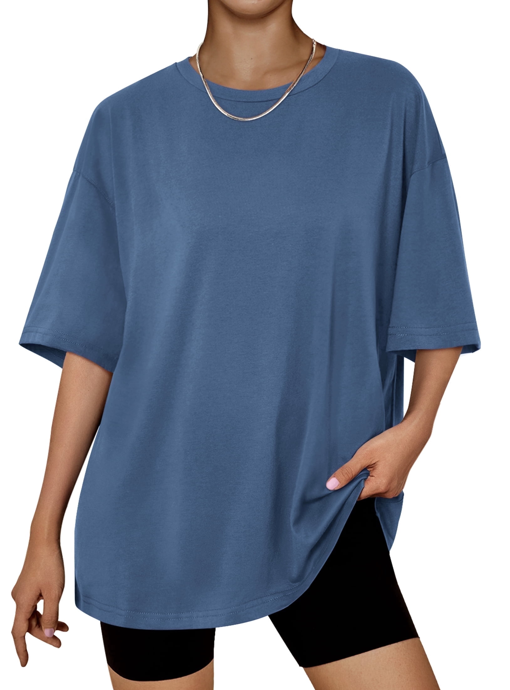 SUNBS Plus Size Tops for Women Workout T Shirts Short Sleeve Spring Tee ...