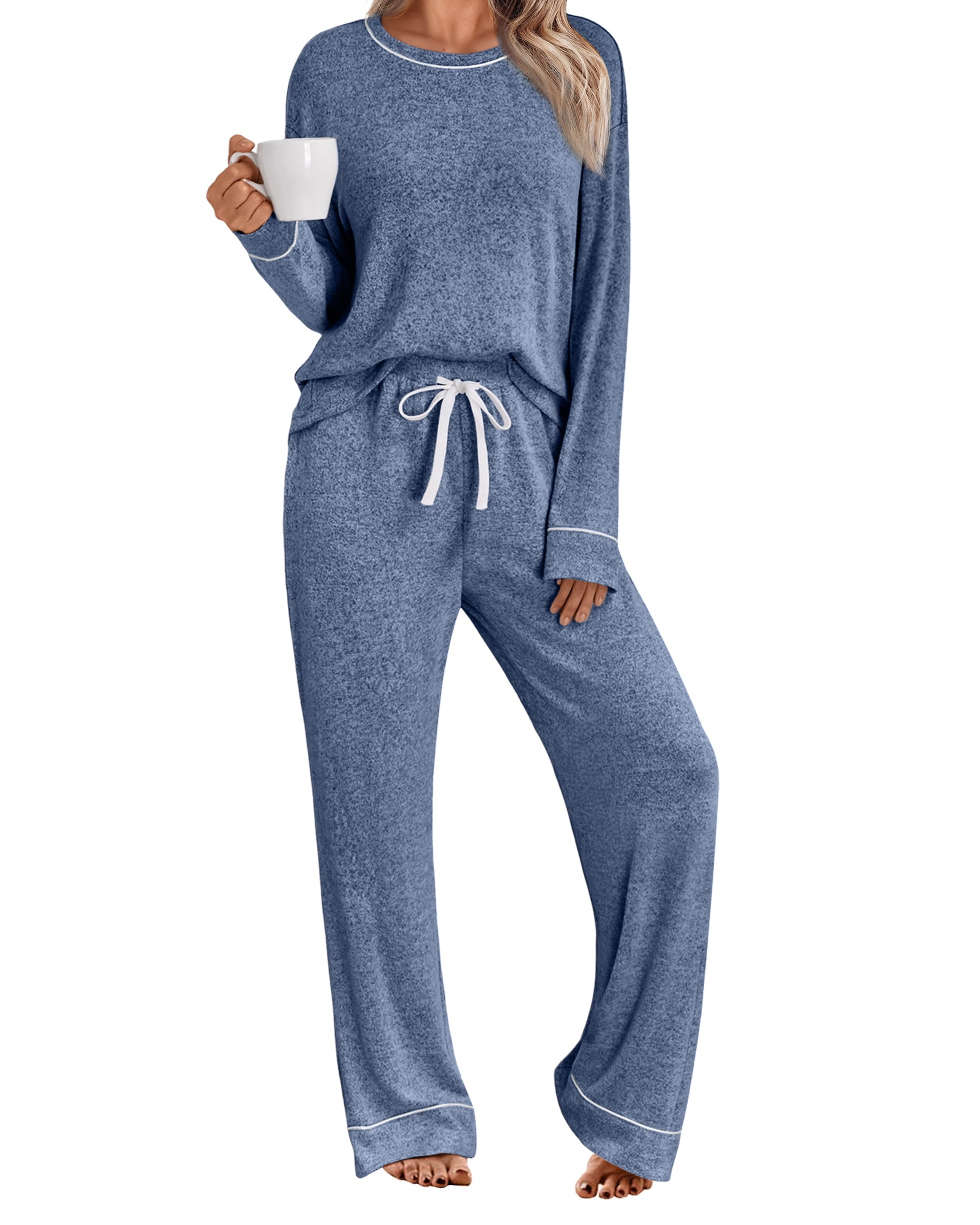 SUNBS Two Piece Lounge Sets for Women 2 Piece Set Outfits Wide Leg ...