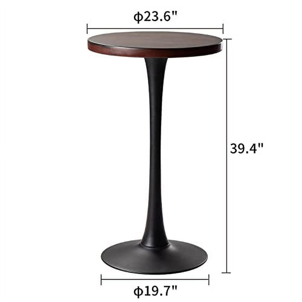 SUNBURY Bistro Height Table, Outdoor Bar Table Round Top 39-Inch Modern ...