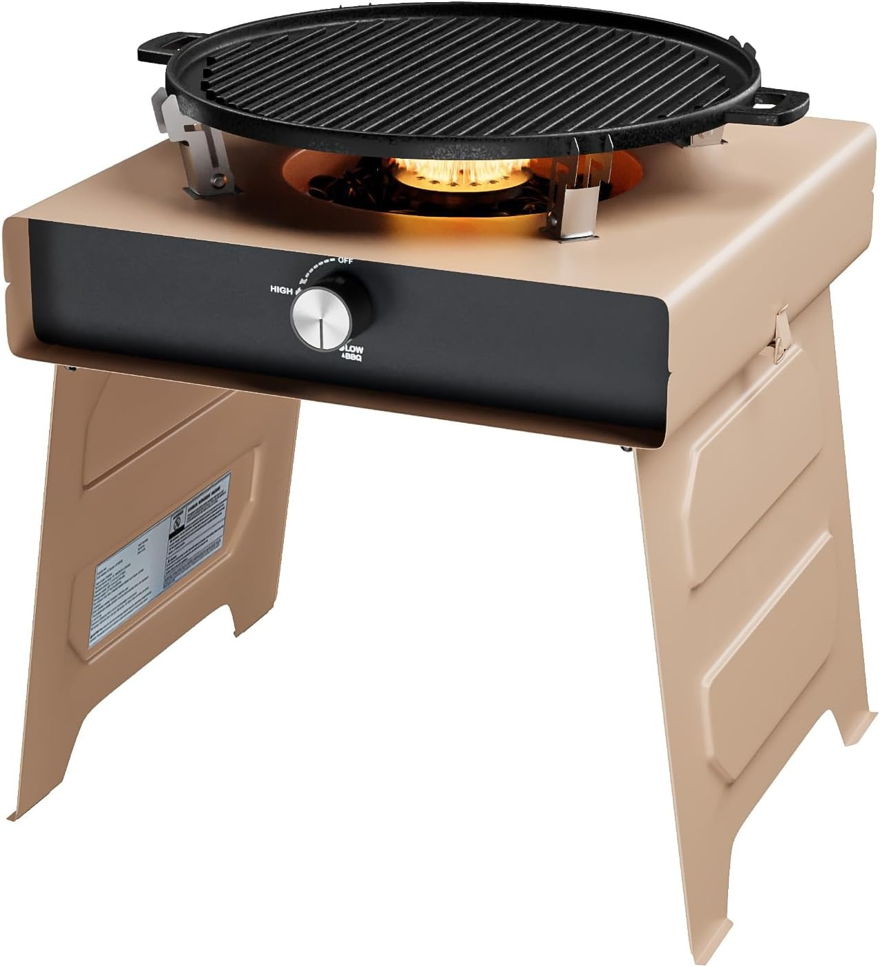 SUNBURY Camping Stove Outdoor Propane Stove Foldable Portable Grill ...