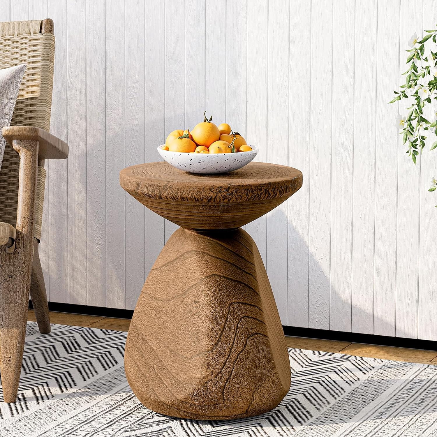 SUNBURY Outdoor Side Table, Small Outdoor End Table, Patio Side Tables ...