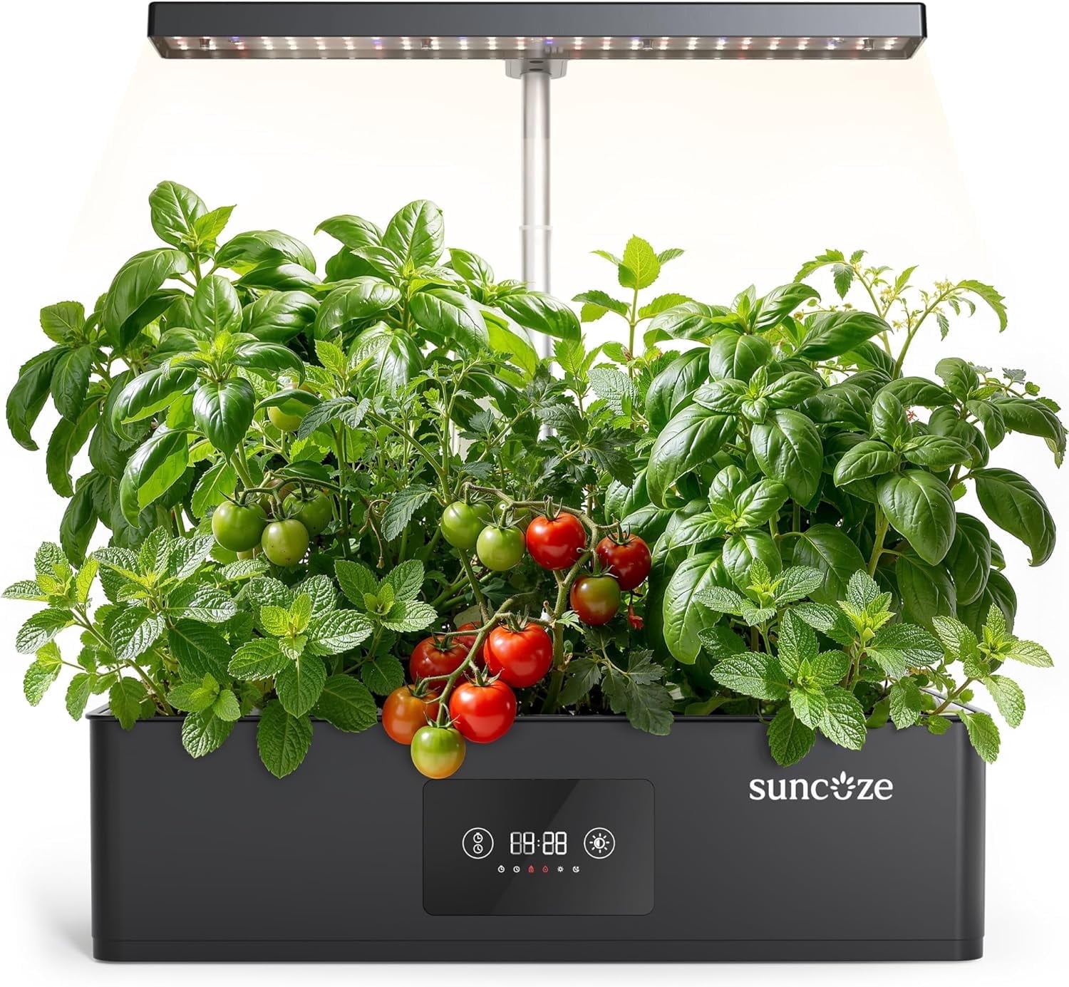 SUNCOZE 12 Pods Hydroponic Growing System Indoor Herb Garden with 24W ...