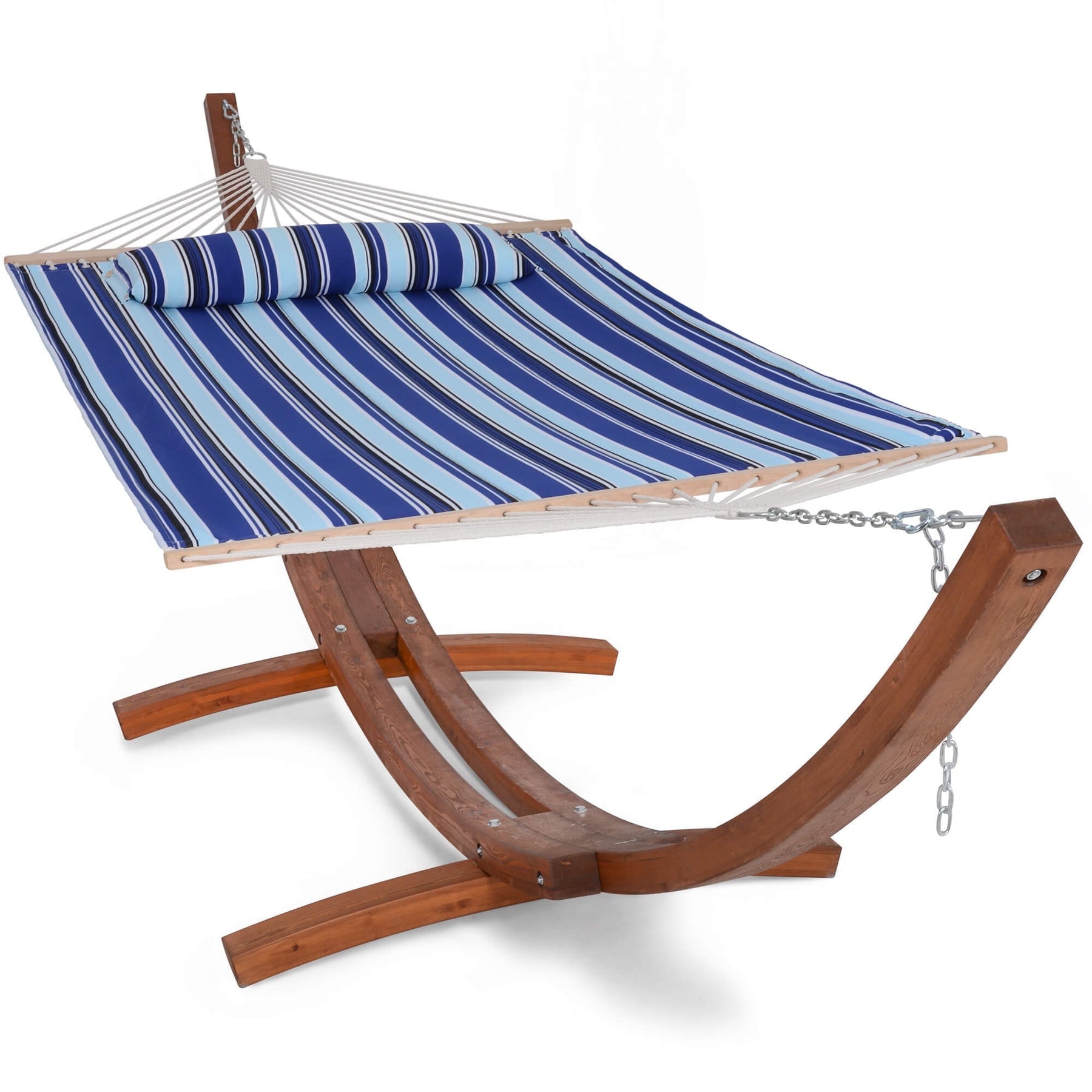 SUNCREAT Hammocks 2 Person Hammock with Stand, Portable Patio Hammock ...